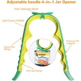 Jar Opener Bottle Opener for Weak Hands, 5 in 1 Multi Function Can Opener Bottle Opener Kit with ...