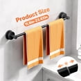 Adjustable Suction Cup Towel Bar for Bathroom Wall, 14.6-24 Inch ...