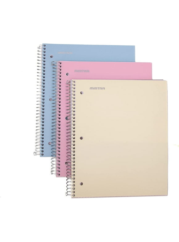 3-Subject Spiral Notebooks in Spiral Notebooks - Walmart.com