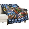 MAWOTEA Italian Brainrot Design Flannel Blanket - Soft Lightweight All ...