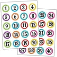 Polka Dots Numbers Stickers - Walmart.com