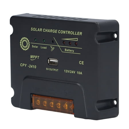 MPPT Solar Charge Controller, 10A Solar Panel Charge Controller With ...
