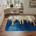 Abstract Color Block Area Rugs for Living Room 5x6, Navy Block ...