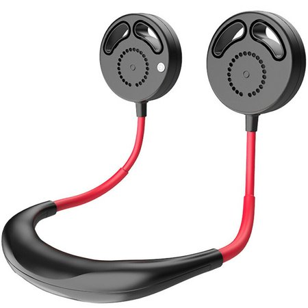 Neck Exercise Fan Portable Hanging USB Rechargeable Fan Personal Hands ...