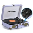 Udreamer Vinyl Record Player 3-Speed Turntable with Bluetooth,Suitcase ...