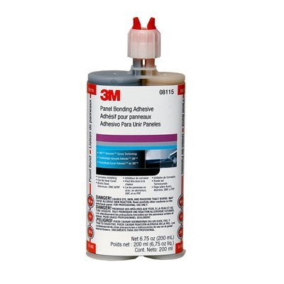 3M 08115 Adhesive Glue (Qty 1) & 3M 08194 Mixing Nozzle (Qty 6) COMBO ...