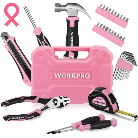 CARTMAN Complete Home Tool Box - 39-Piece General Hand Toolkit with ...