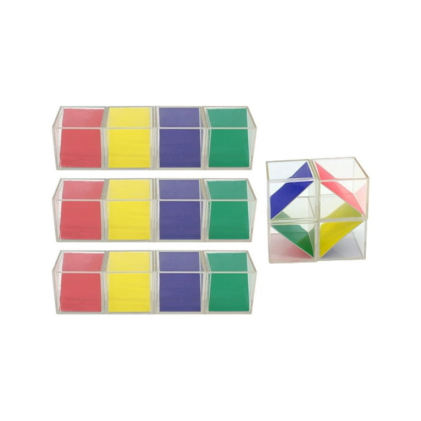 16 Pieces Twist Puzzle Party Favors, Preschool Kids Math Square ,Mini ...