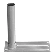 Yescom Portable Telescopic Tailgating Flagpoles Tire Mount, Silver ...