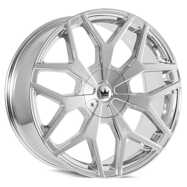 Mazzi 367 Profile 22x9.5 5x115/5x5.5" +18mm Chrome Wheel Rim 22" Inch ...