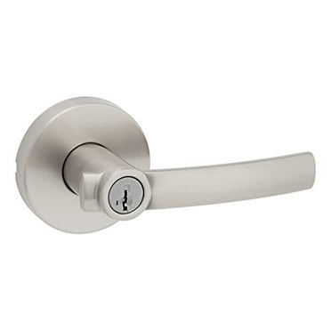 Kwikset 672 Tustin Left-Handed Half-Dummy Lever in PB - Walmart.com
