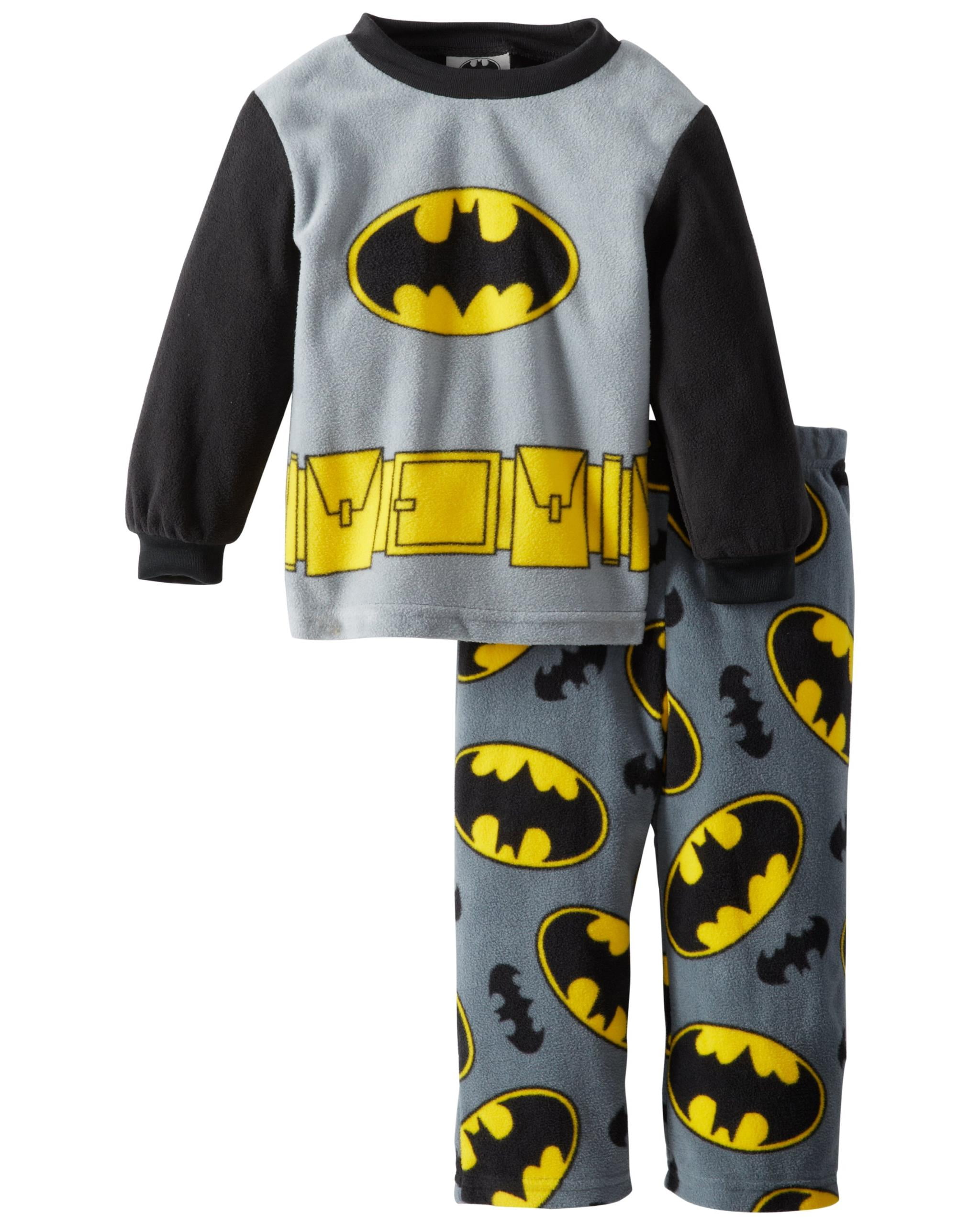 Batman Boys Gray Printed 2pc Micro Fleece Pajama Pant Set | Walmart Canada