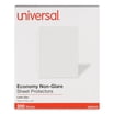 Universal Top-Load Poly Sheet Protectors, Nonglare, Economy, Letter ...