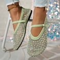 Plus Size Pointed Toe Shallow Cut Lace Trim Comfortable Women's Casual ...