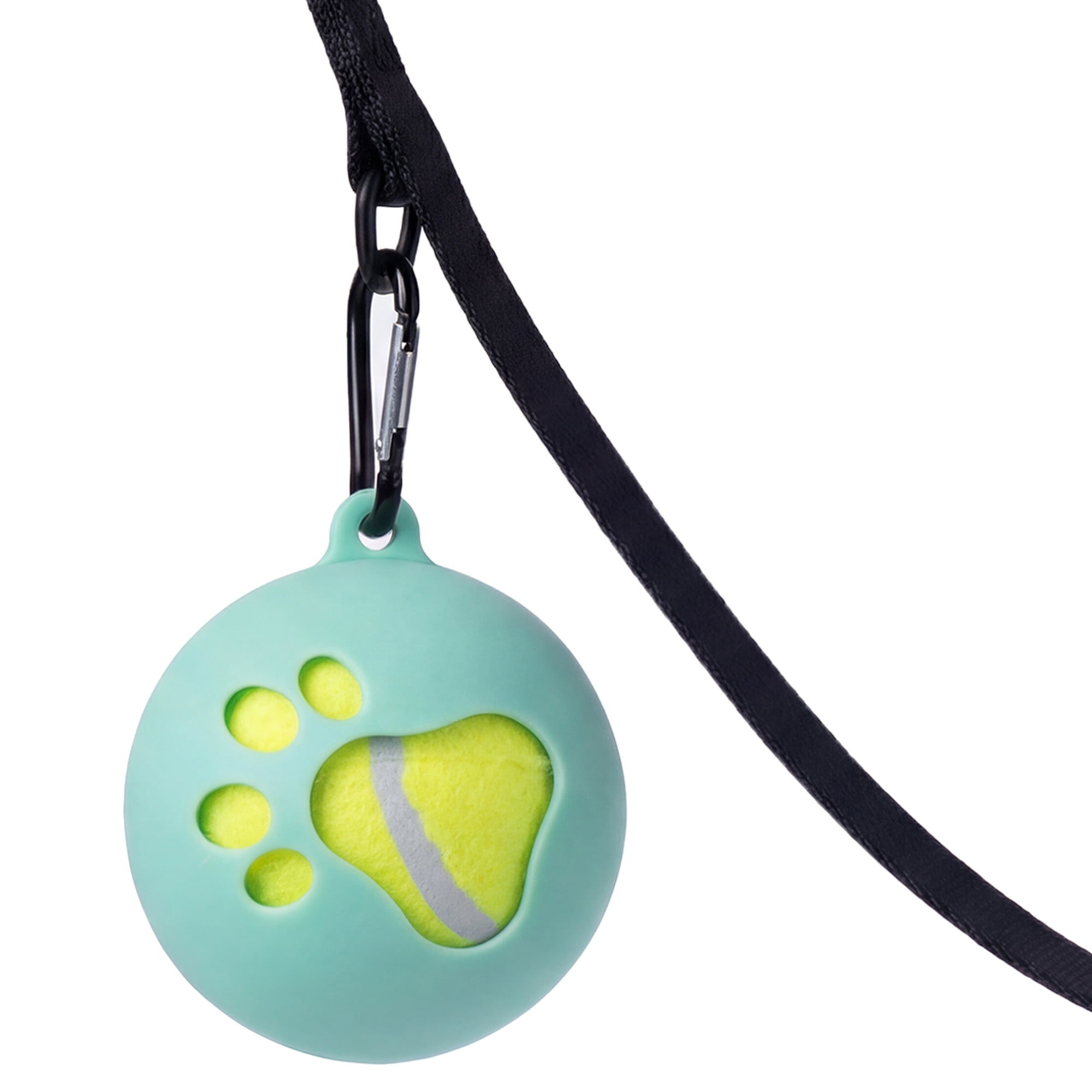 Click here for One Paw  Rubber Holder With Tennis Ball For Dogs... prices