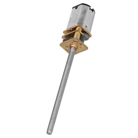 Henmomu DC 6V Linear Gear Motor Screw Gearbox M3x55mm 90RPM For Home ...