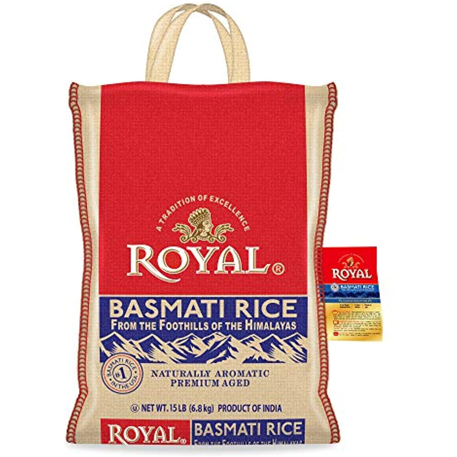 Authentic Royal Royal Basmati Rice, 15-Pound Bag, White - Walmart.com