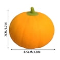 Beautynvta Pumpkin Stress Balls, Realistic Fruit Squeeze Toys, Slow ...