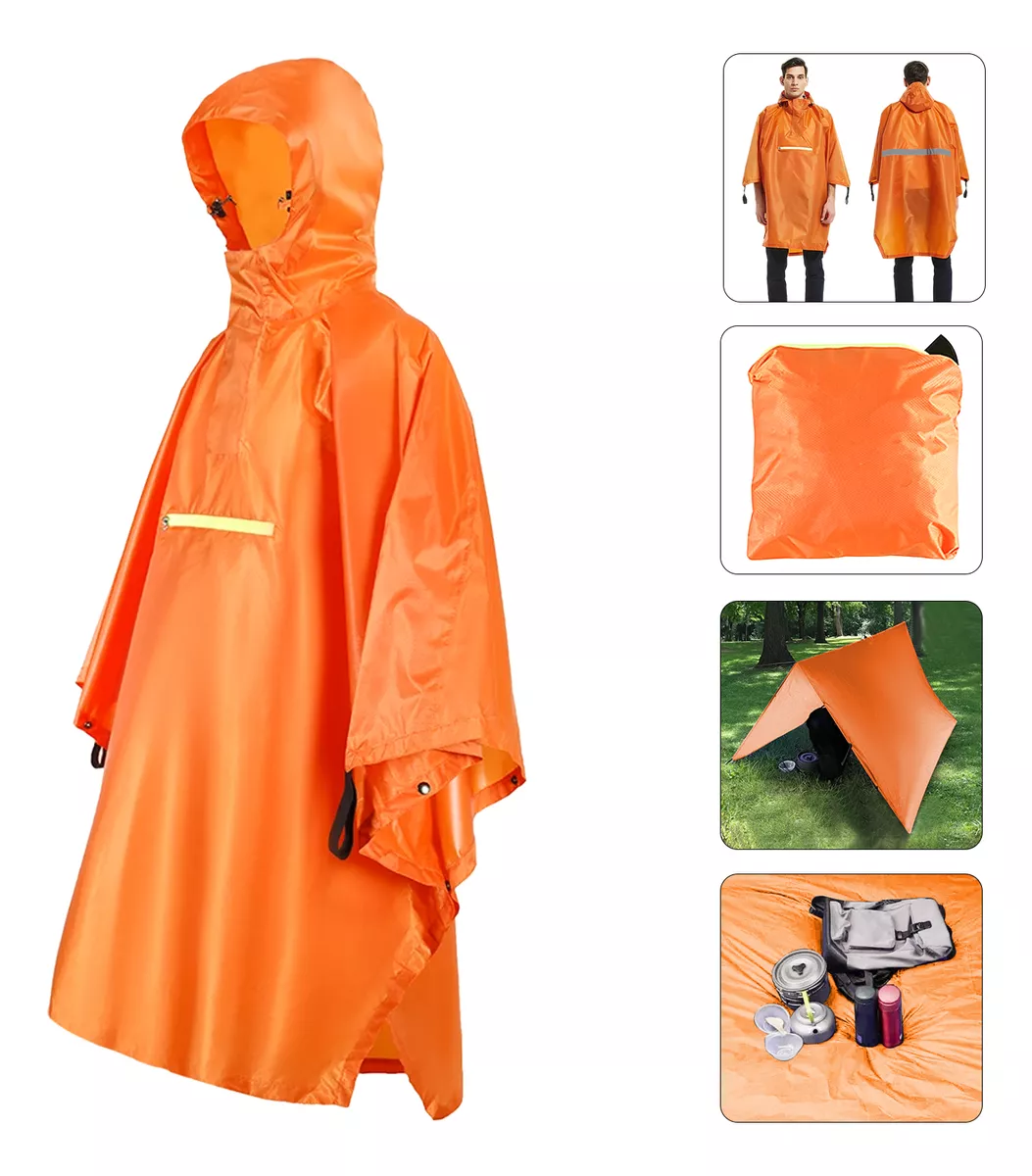 Poncho Impermeable Hombre Y Mujer Capas Impermiable Lluvia | Bodega ...