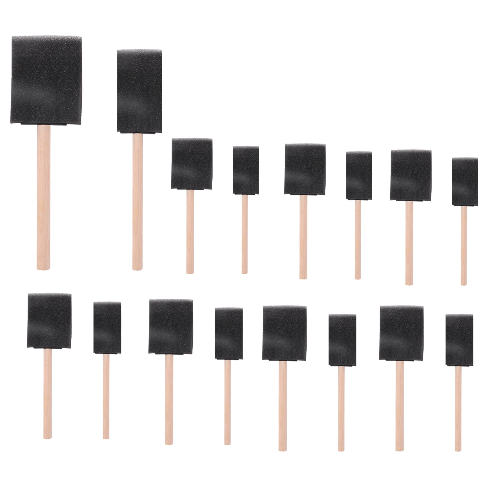 Click here for Unbranded 40 Pcs Foam Sponge Paint Brush Wood Hand... prices