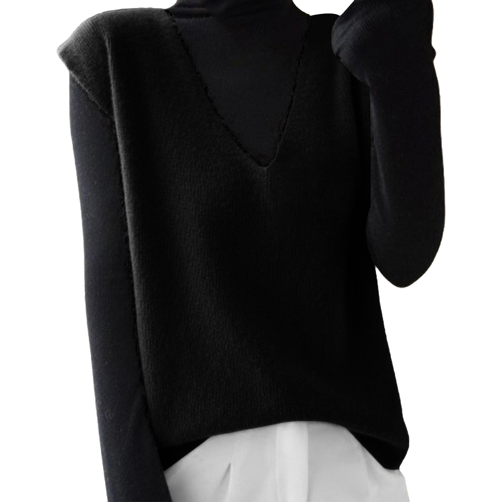 Click here for Manxivoo Womens V Neck Knitted Vest Sleeveless Pul... prices