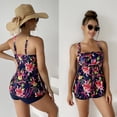 2Pcs/set Tankini Swimsuits for Women Retro Bathing Suits Modest ...
