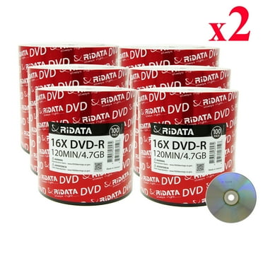 1800 Pack Smartbuy 16X DVD-R 4.7GB 120Min White Inkjet Hub Printable Data Blank Media Recordable ...