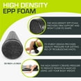 ProsourceFit High Density Round Hard Foam Roller 36, 18, 12 - inches, Black - Walmart.com