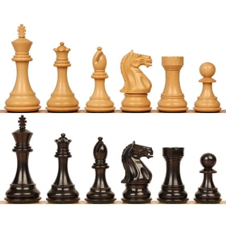 The Ares - Stylish European Chess Set with 14 inch Chess Board that ...