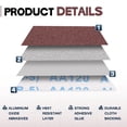 100 Grit Sandpaper Roll, 3 Inch x 35 Feet Emery Cloth Roll Alumina Sand ...