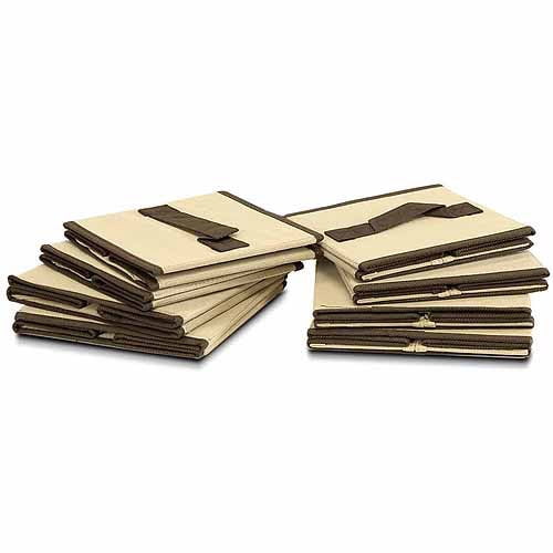 Furinno Laci NW13154 Foldable Soft Storage Drawer, 4 Sets (8 Pieces ...