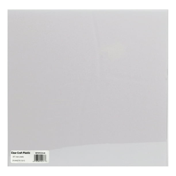 Craft Plastic Sheets 12"X12" 25/Pkg-Clear .007 - Walmart.ca