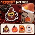 2Pcs Coral Fleece Hand Towels with Ghost Design,Soft and Absorbent ...