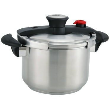 Olla de presión de acero inoxidable Bogner Bogner Olla de acero inoxidable, 8 litros BPC0008L ...