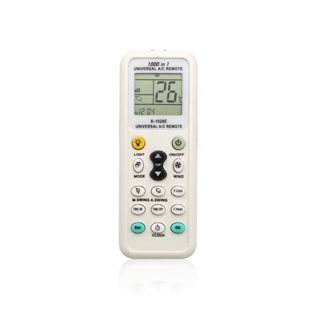 Universal Air Conditioner Remote Control Reusable Battery Operated ...