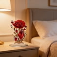 Bohemian Acrylic Heart Rose Stand - Romantic 2D Flat Love Tree ...