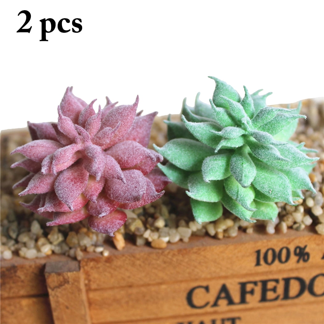Click here for Nobrand 2pcs Artificial Succulent Diy Unpotted Dec... prices