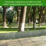 iMounTEK Plastic Garden Border Edging, Decorative Lawn Border with ...