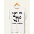 Raccoon Down Bad Crying At The Gym T-Shirt - Walmart.com