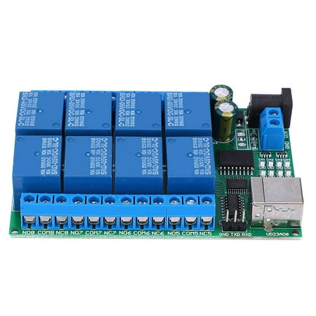 Usb Module Relay Board UD23A08 USB Relay Module MultiFunction 8 Channel UART Serial Port Motor ...