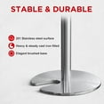 TURBRO Super Heavy-Duty Stainless Steel Stanchion, 17 Lbs ea ...