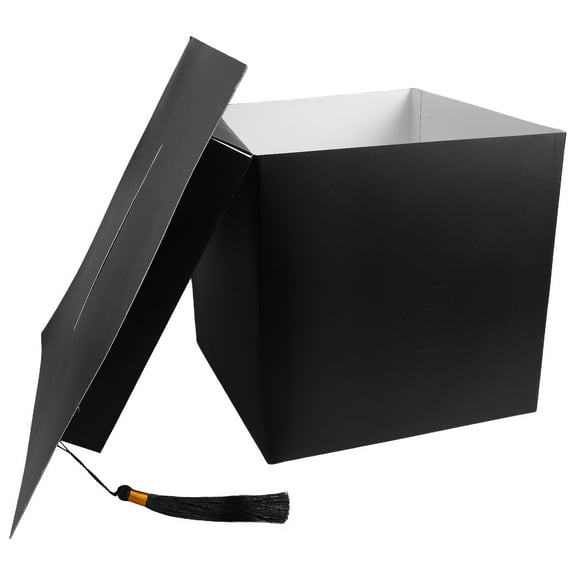 Grad Cap Card Box (black) Party Accessory (1 count) (1/Pkg) - Walmart.com