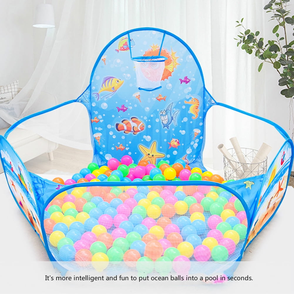 Walbest Ball Pit for Toddler - Foldable Childrens Ball Pit 4 Ft/120CM ...