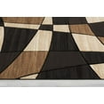 Color Block Rug/Linear/Geometric Modern Contemporary Hand Carved Area ...