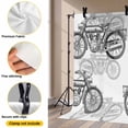 Black White Motorcycles Backdrop for Photography,Fabric Photo ...