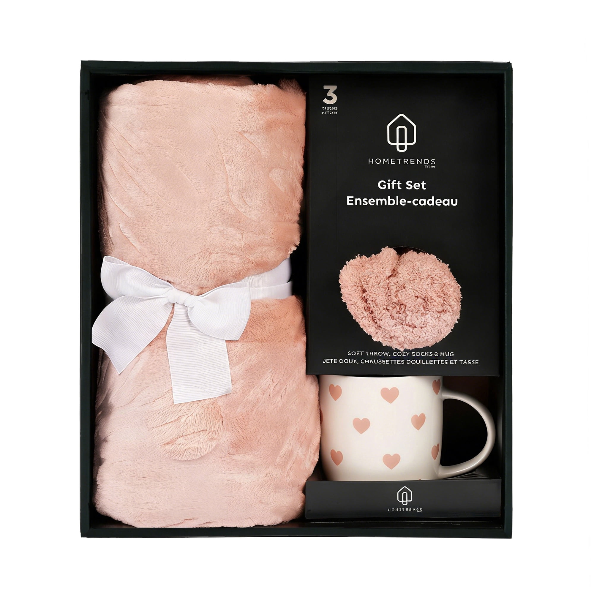 Click here for Hometrends Mothers Day Gift Set Pink Throw: 127 Cm... prices