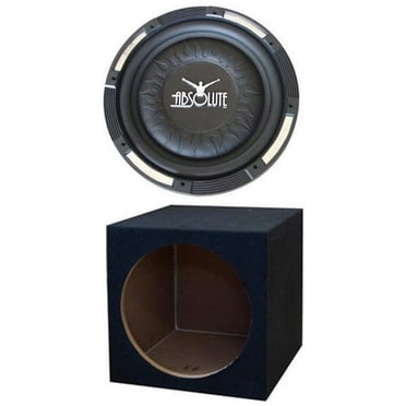 Bass Rockers BR Single 12" Shallow Subwoofer Box Low Sealed Slim ...