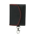 Leatherboss Genuine Leather Key Case Car Key Holder Trifold Wallet ...