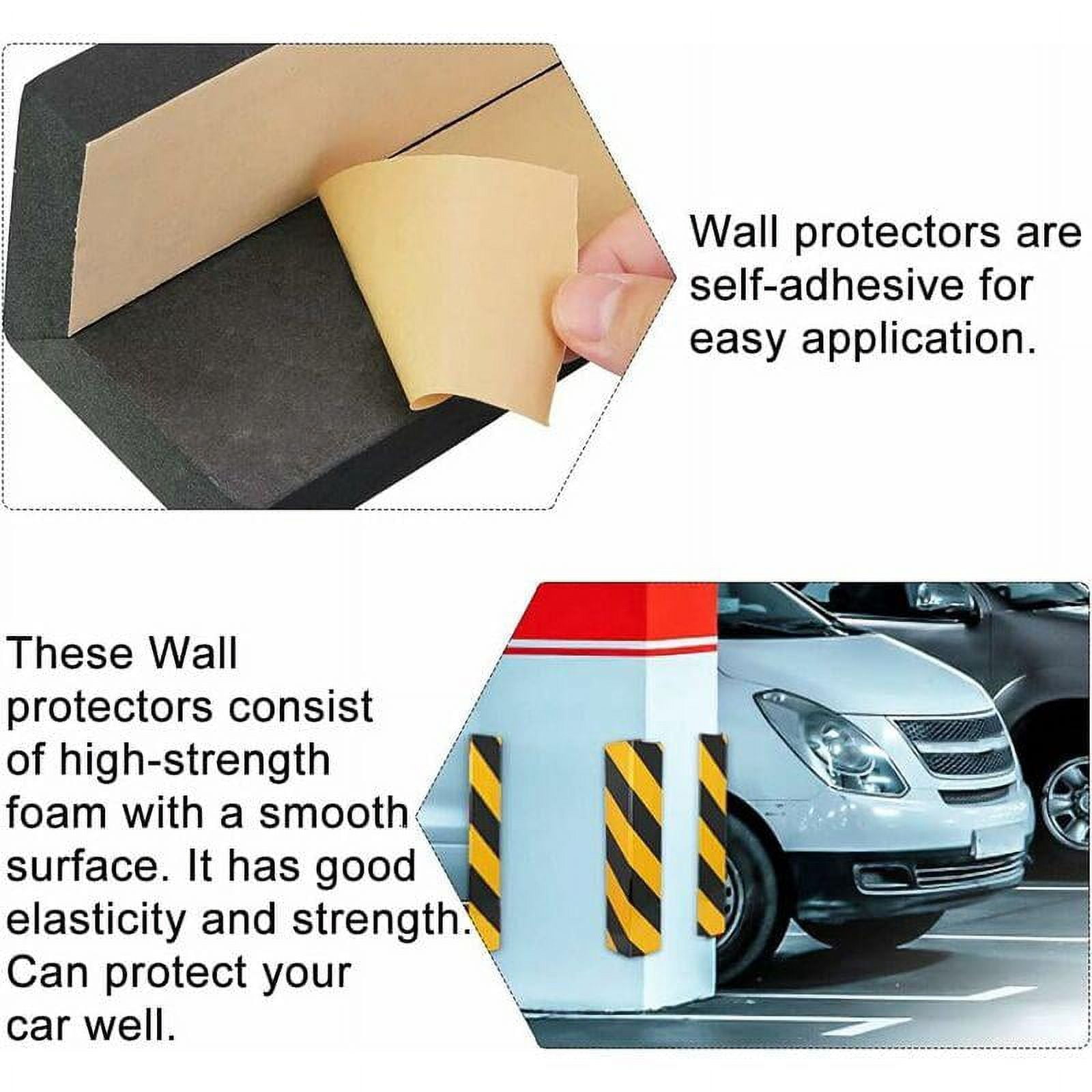 4 Pieces Adhesive Garage Corner Protector Car Garage Wall Protection ...