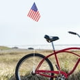 Emblems American Flag Bike Flags Cycling Handlebar Usa Flag Cycle Safety Flag Advertising ...